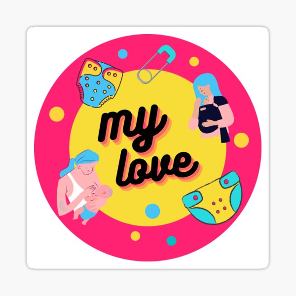 "I Love Being Crunchy" Sticker by fluffinobsessed | Redbubble
