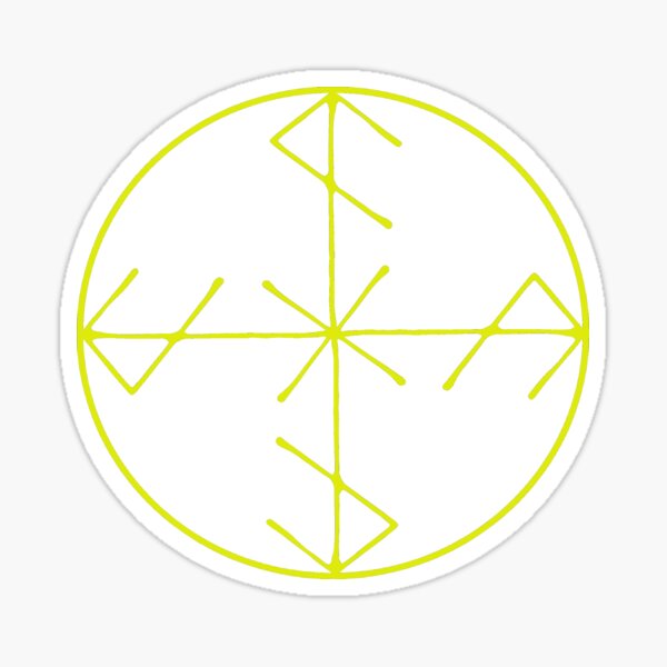 "Ansuz Arts bind rune " Sticker by Odins-eye | Redbubble