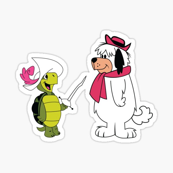 "Dum dum and Touche turtle" Sticker by mixtape80 | Redbubble