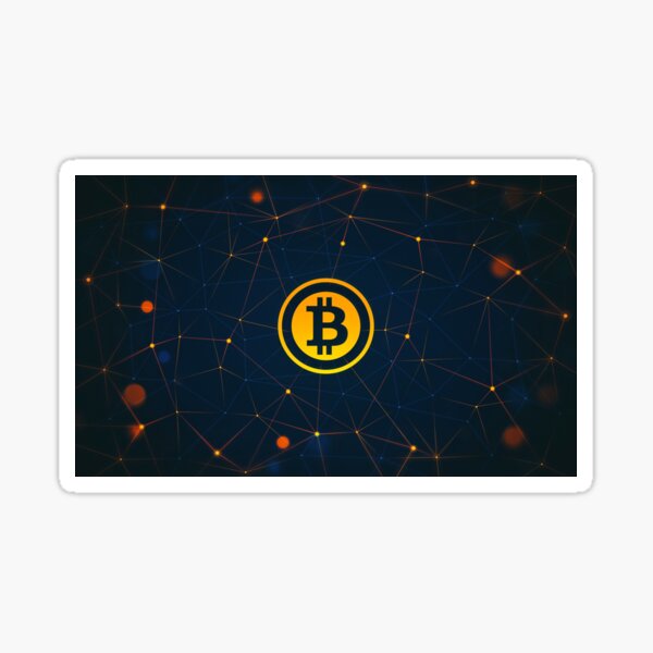 "Bitcoin logo" Sticker for Sale by Reformist | Redbubble