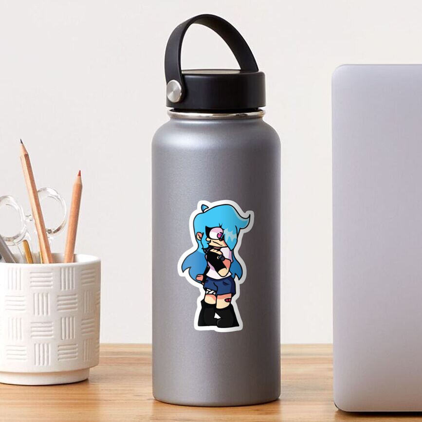 "NuSky FNF" Sticker for Sale by spamton-funny | Redbubble