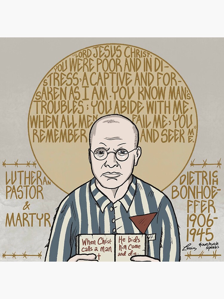 "Dietrich Bonhoeffer (1906-1945), Lutheran Pastor & Martyr " Art Print ...