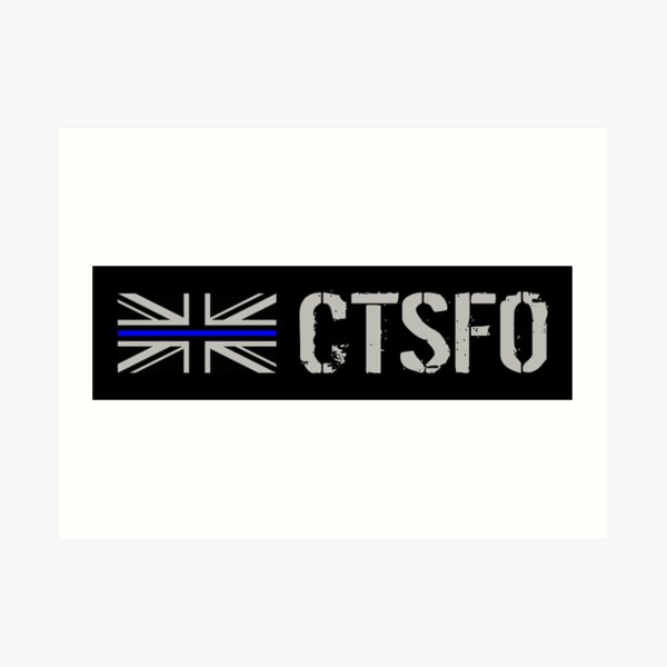 "British Police: CTSFO" Art Print for Sale by MilitaryCandA | Redbubble