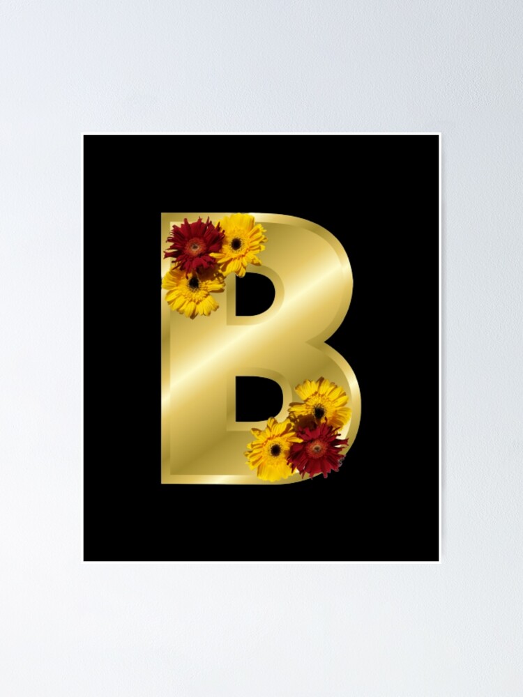 "Letter B" Poster for Sale by bardiabadi | Redbubble