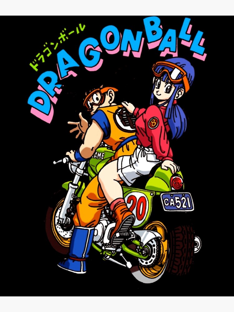 "Dragon Ball - Bulma _ Gohan Bike Classic ." Poster for Sale by ...