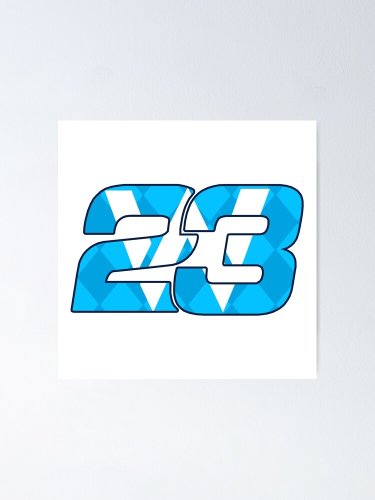 "Alex Albon #23 - Williams F1 with Logo" Poster for Sale by Harley-Jay ...