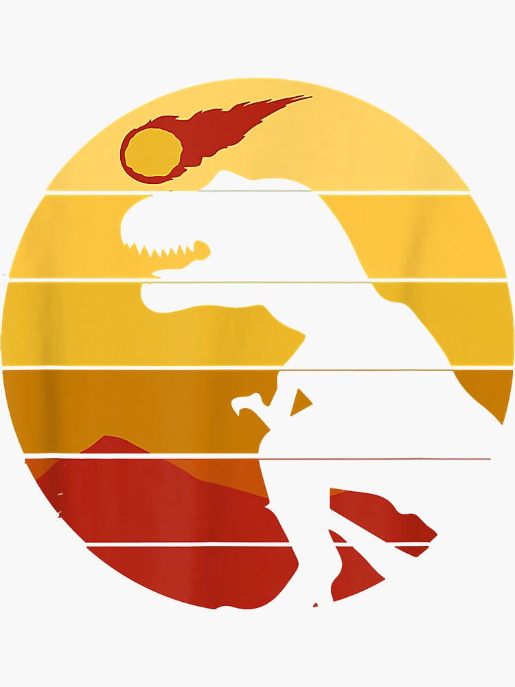 "Vintage 80s 80s Retro Dinosaur T-Rex Tyrannosaurus" Sticker by ...