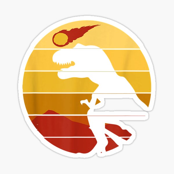"Vintage 80s 80s Retro Dinosaur T-Rex Tyrannosaurus" Sticker by ...