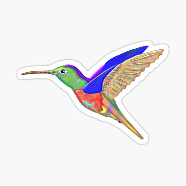 "Hummingbirds. A small bird. Colibri." Sticker for Sale by ...