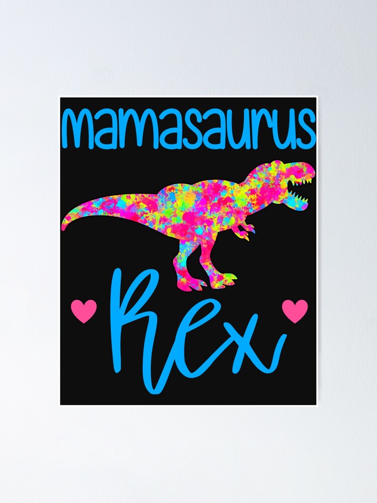 "Mamasaurus Rex jurasskicked dinosaur Cute mom life print mother mama ...