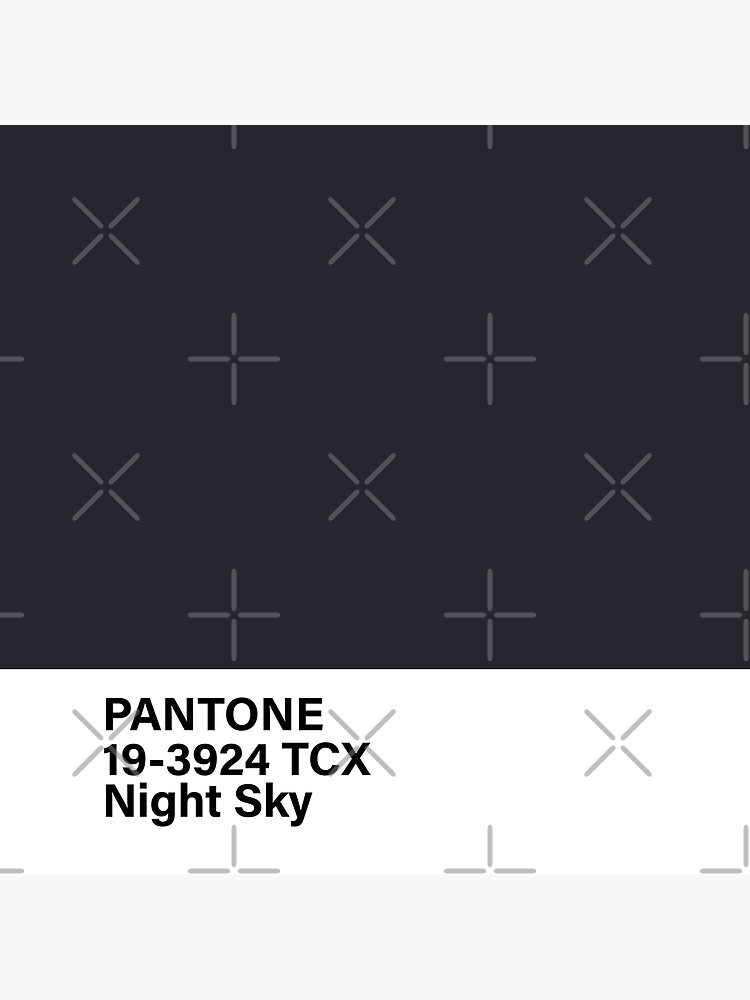 "pantone 19-3924 TCX Night Sky" Canvas Print for Sale by princessmi-com ...