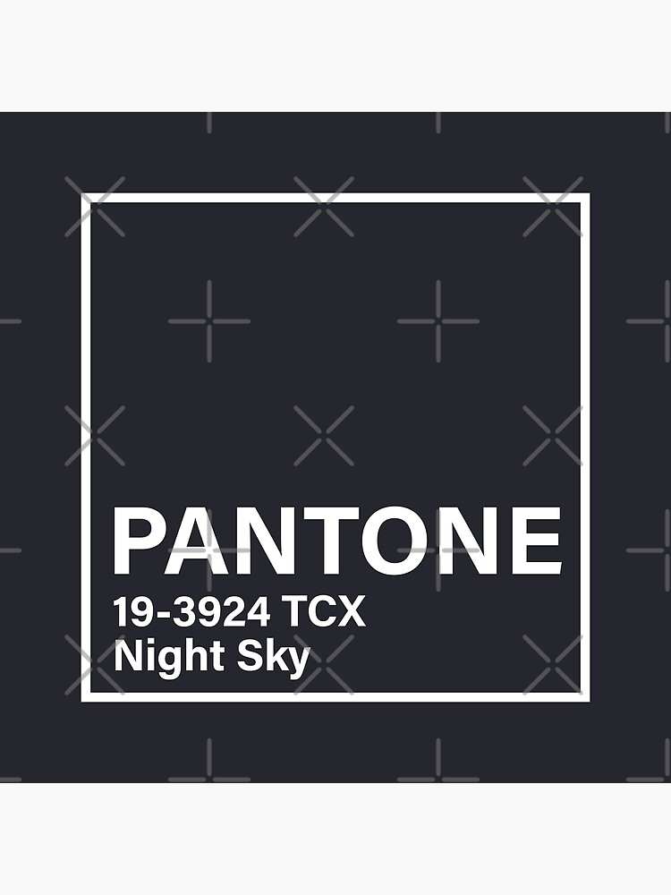"pantone 19-3924 TCX Night Sky" Poster for Sale by princessmi-com ...