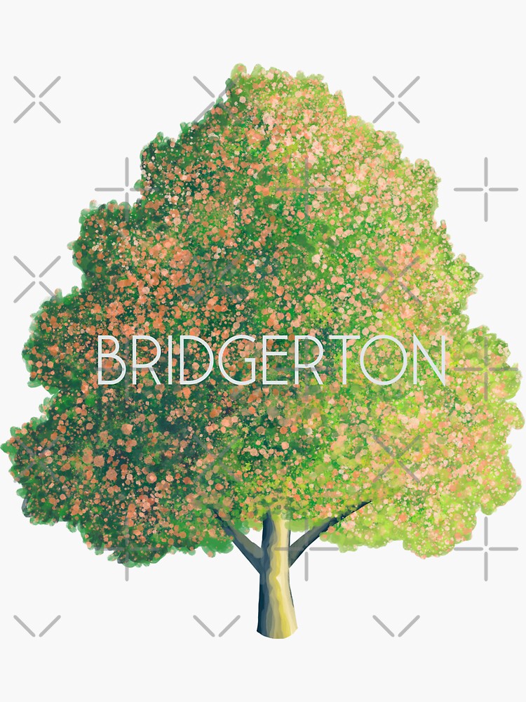 "Bridgerton Tree Drawing" Sticker for Sale by laughingplace55 | Redbubble