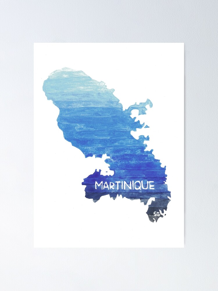 "Martinique" Poster for Sale by SharlaPaints | Redbubble