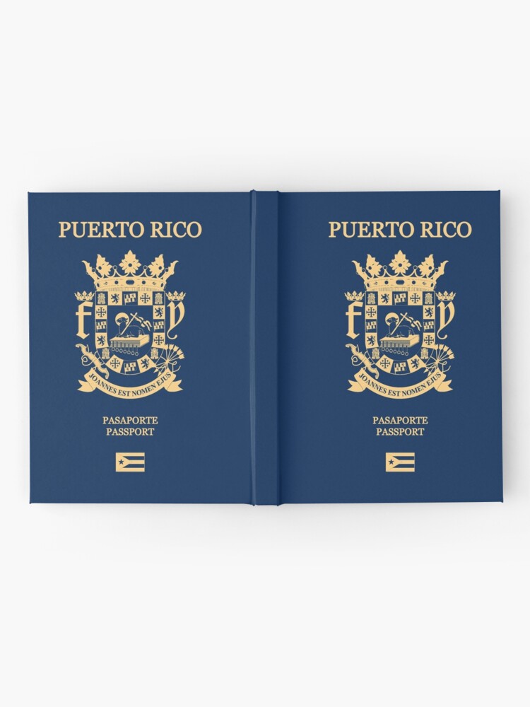 "Puerto Rico passport" Hardcover Journal for Sale by HAKVS | Redbubble