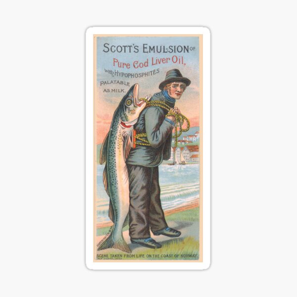 "Vintage Medicine Advertisement, Scott's Emulsion Cod Liver Oil ...