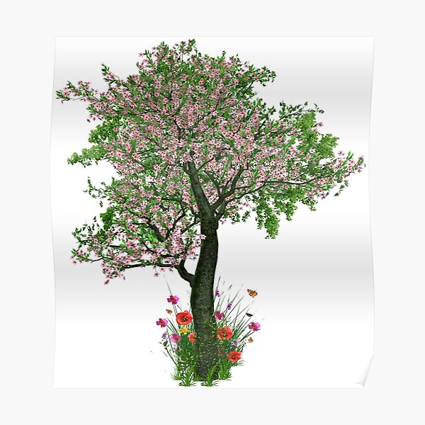 "CHERRY BLOSSOM- tree" Poster for Sale by U-Nature | Redbubble