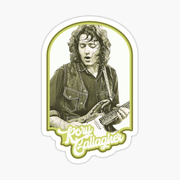 "Rory Gallagher " Sticker for Sale by SelloutCrowd | Redbubble