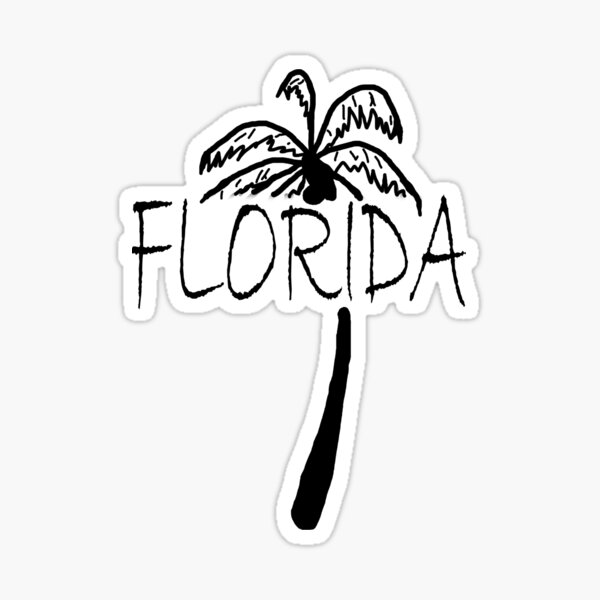 "Florida Tree" Sticker for Sale by daltoonybob | Redbubble