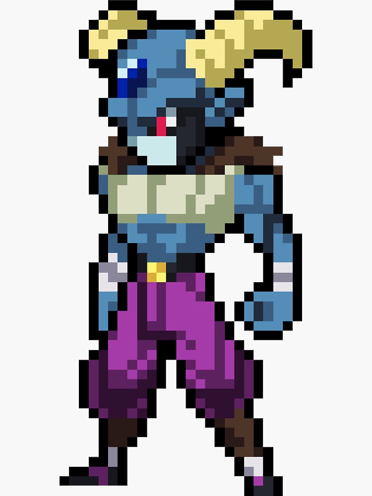 "Moro Pixel Edition" Sticker by adventfan | Redbubble