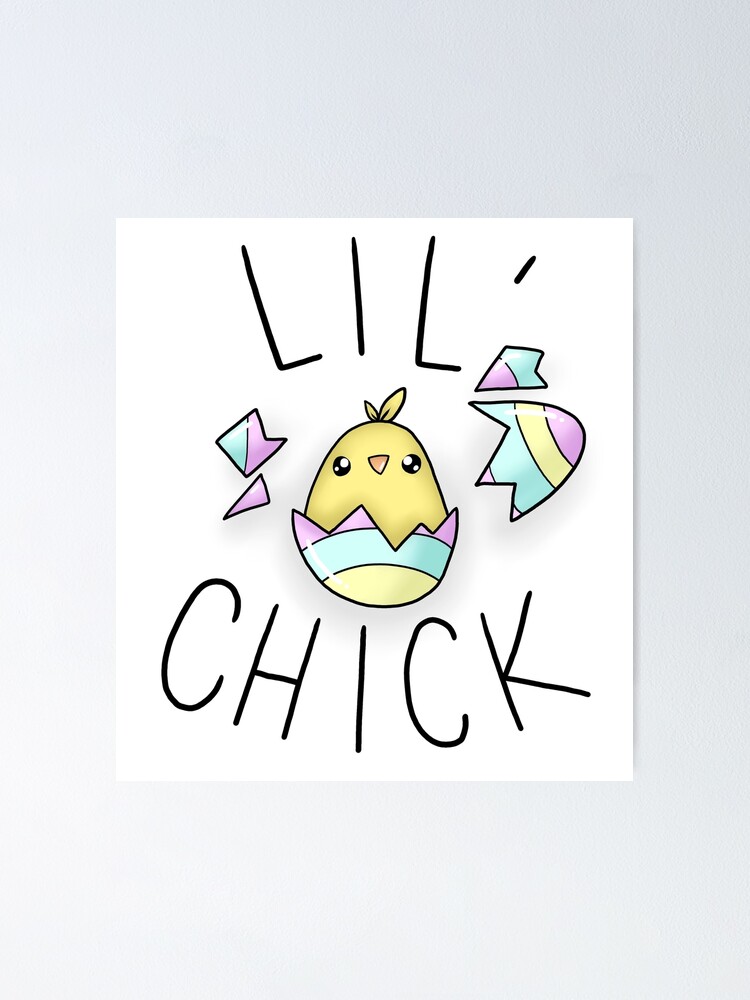 "Lil' Easter Chick" Poster for Sale by LittleAbbie | Redbubble
