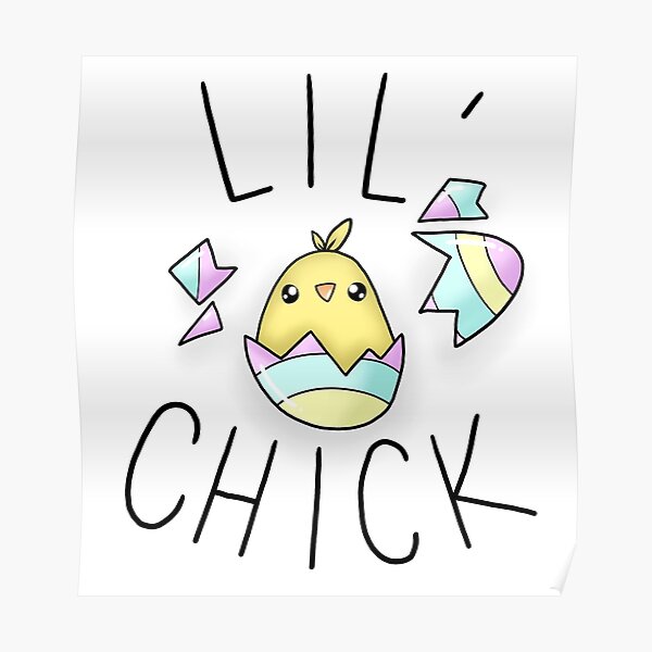"Lil' Easter Chick" Poster for Sale by LittleAbbie | Redbubble