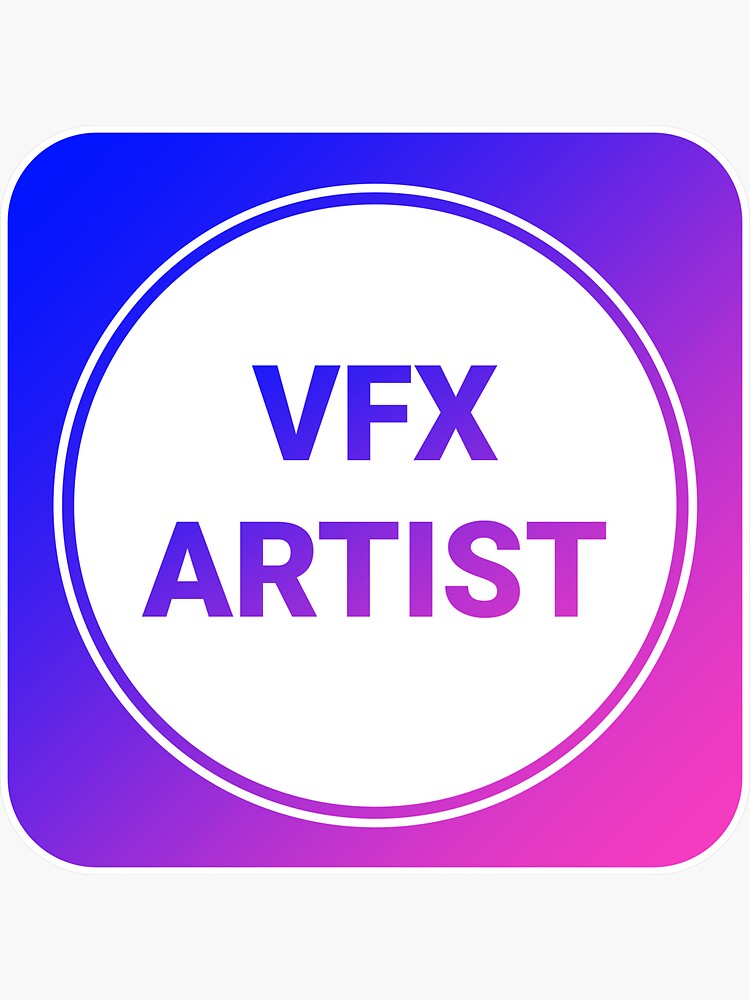 "VFX Artist" Sticker by theclouth | Redbubble