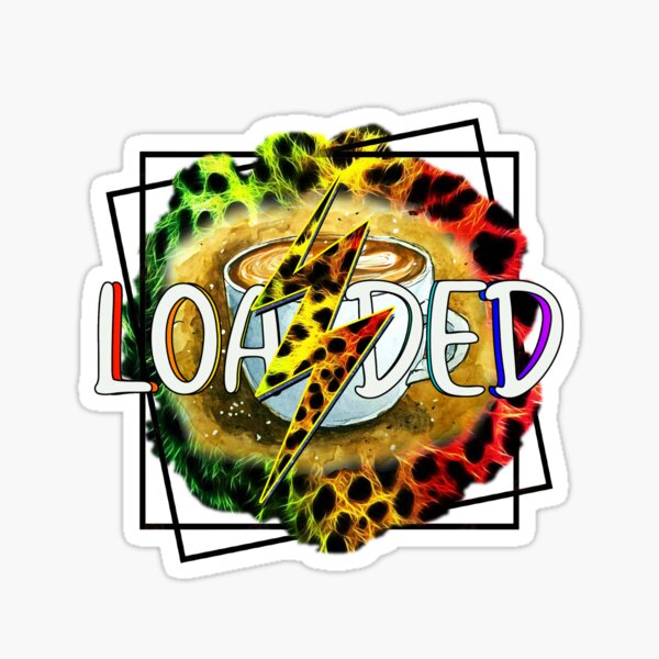 "loaded tea" Sticker by Thewhiteduck | Redbubble