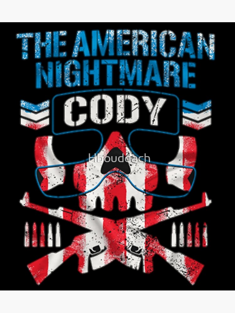 "Cody Rhodes Sticker Sticker, Gift For Dad Sticker Sticker, Nightmare ...