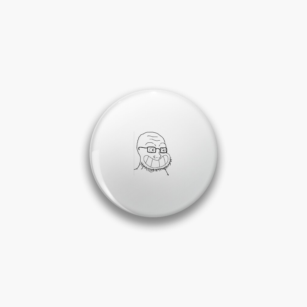 "Soyboy Wojak Smile" Sticker for Sale by MrPoggersdorf | Redbubble