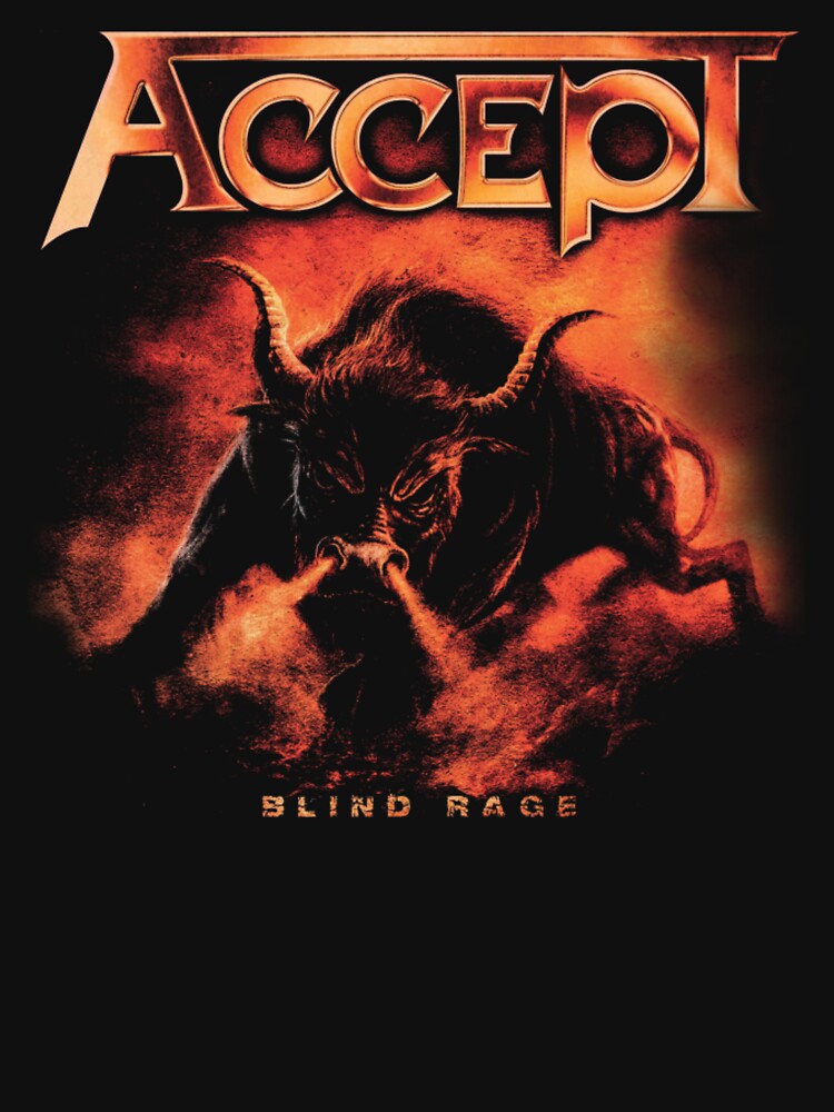 "Blind Rage - Accept" T-shirt for Sale by rumbramsey | Redbubble ...
