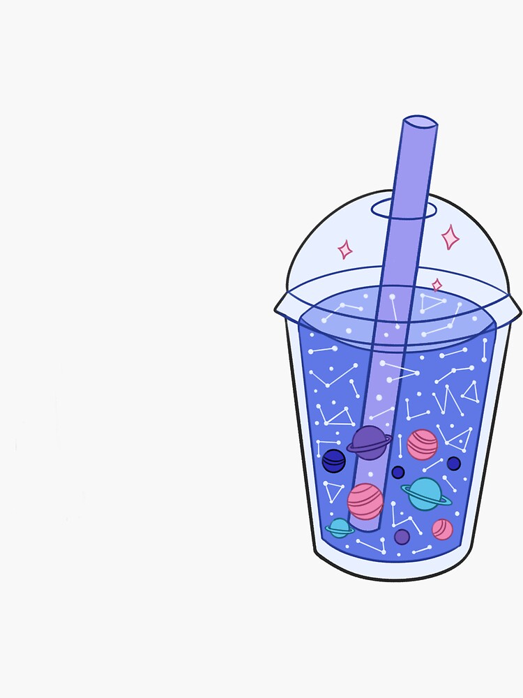 "Space Boba 2" Sticker by Bubbleppop | Redbubble