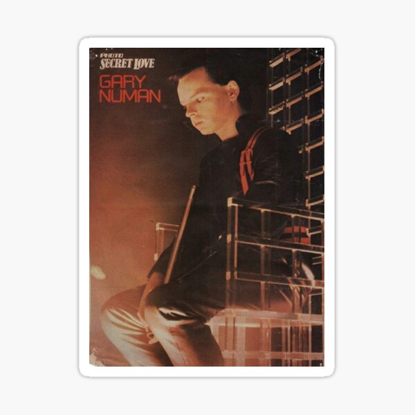 "Gary numan" Sticker for Sale by funnstores009 | Redbubble