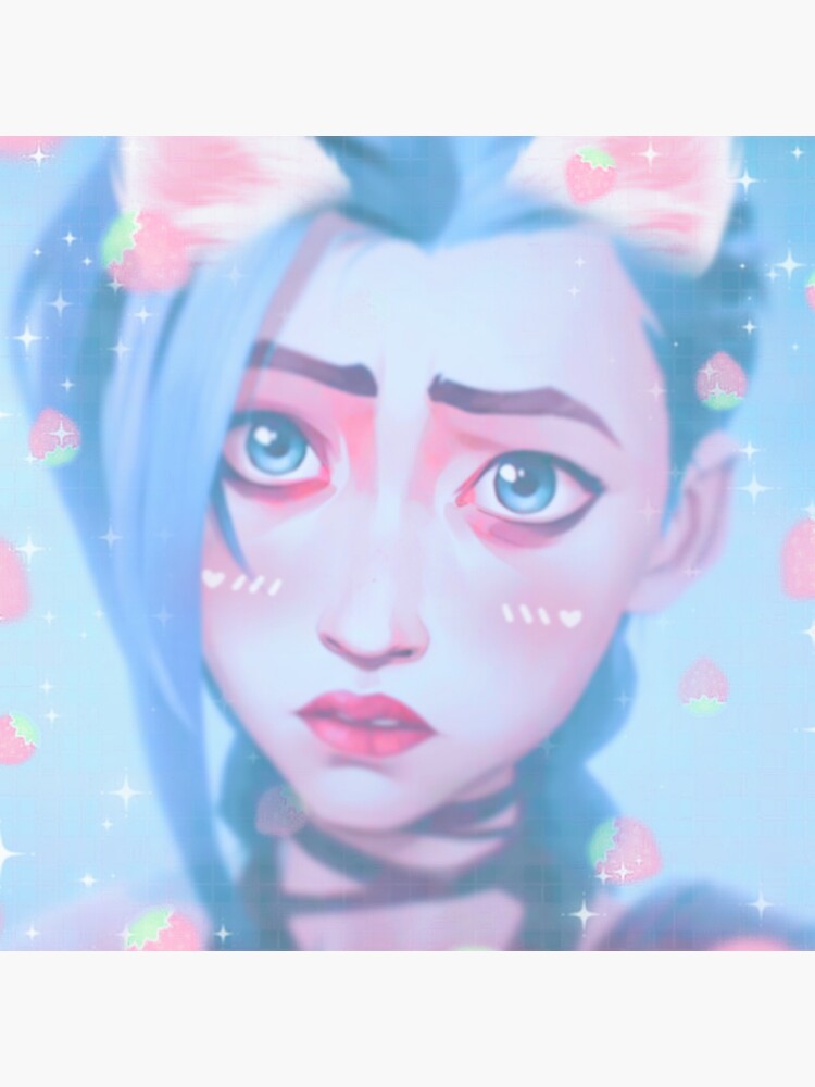 "Jinx - Arcane " Sticker by cinnamorolls | Redbubble