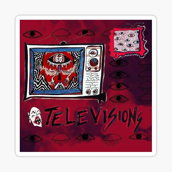 "TV" Sticker by evabatikjo | Redbubble