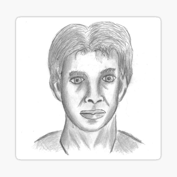 "A Portrait Of Thomas Lime" Sticker by Morfas | Redbubble