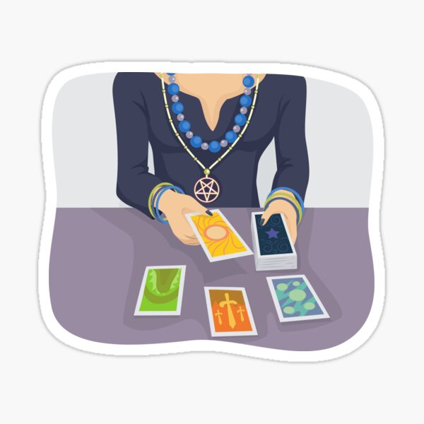 "Tarot Spread" Sticker by sgsolaris | Redbubble