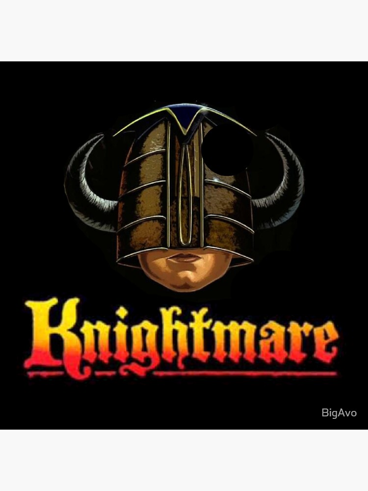 "Knightmare" Sticker by BigAvo | Redbubble