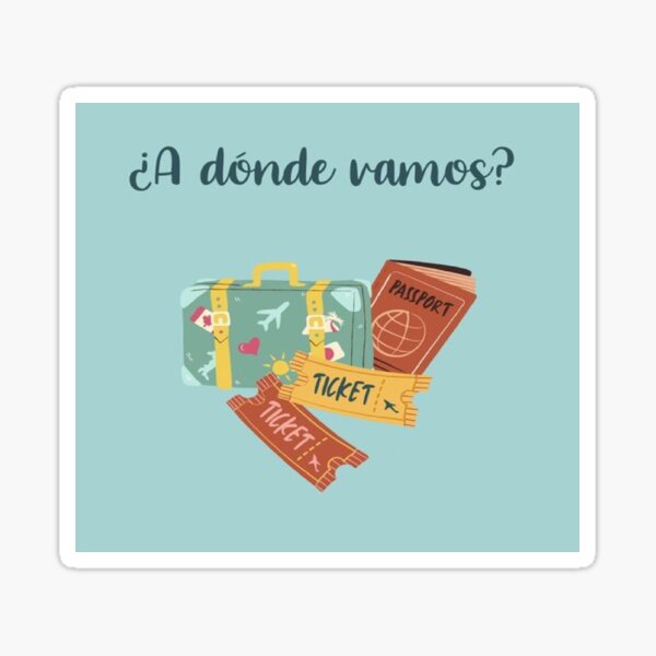 "Where we go?" Sticker for Sale by ale040504 | Redbubble