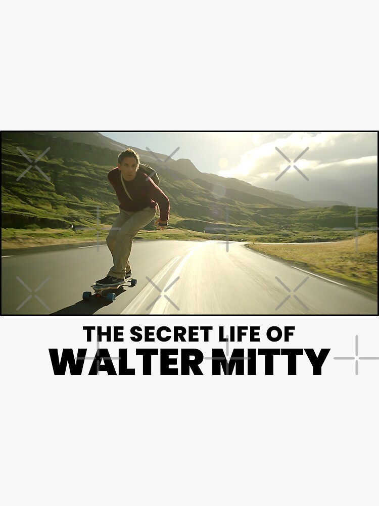 "The Secret Life of Walter Mitty movie" Sticker by Genlon | Redbubble