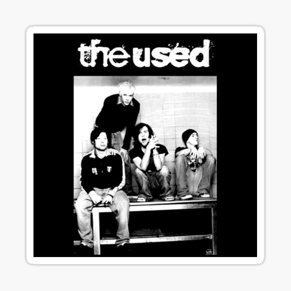 "classic art the used - band popular 90s" Sticker by karian11 | Redbubble
