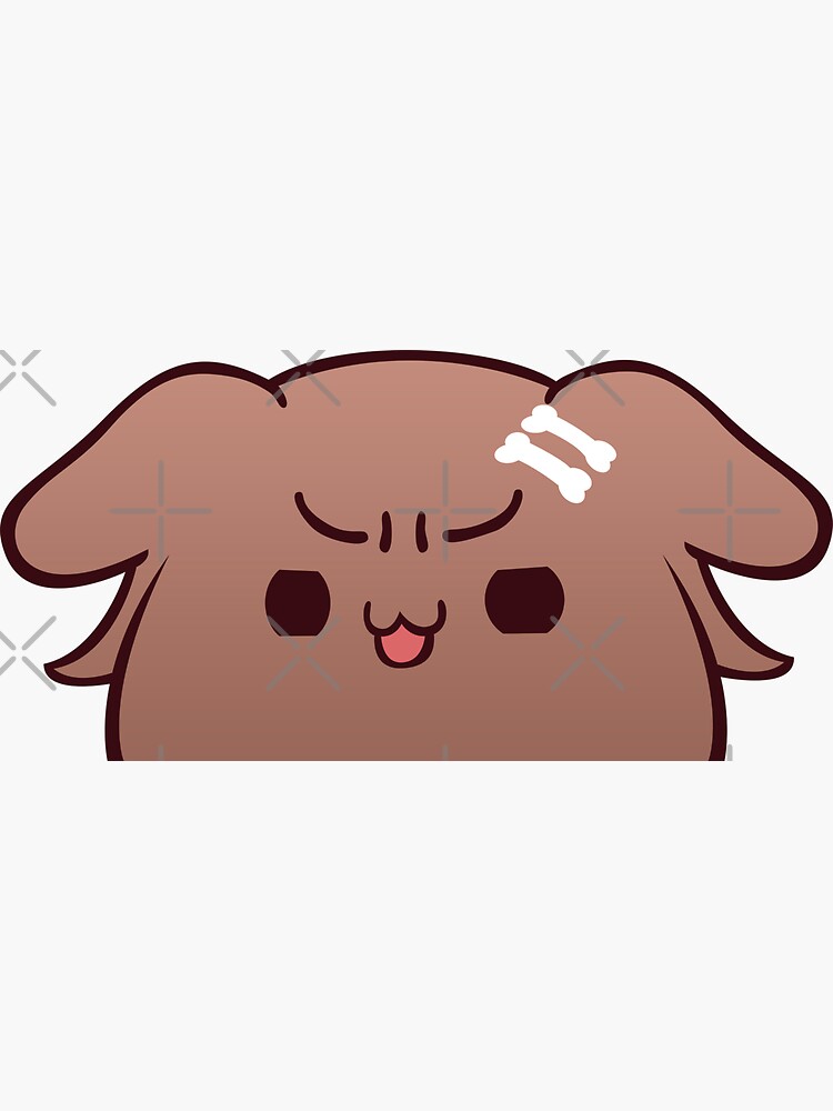 "Korone Angry Furball Doggo" Sticker for Sale by Facebook.com ...