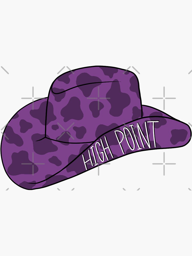 "High Point Hat" Sticker by Gspara | Redbubble