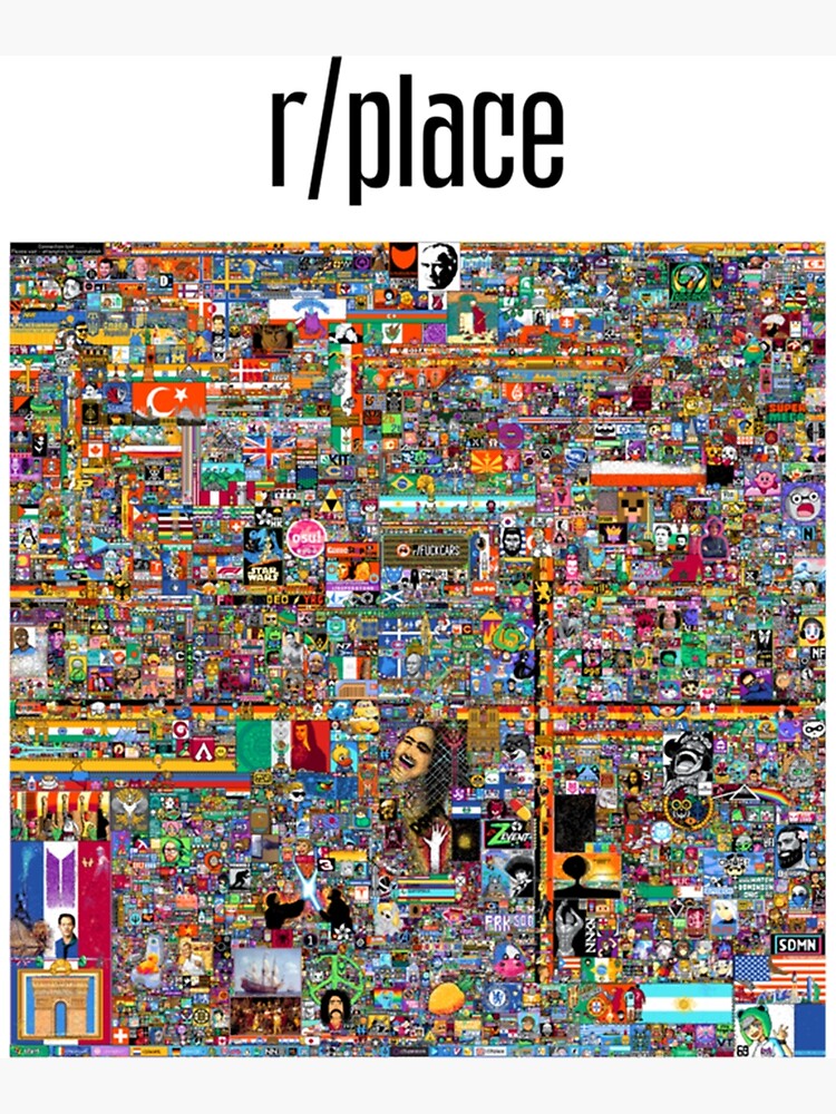 "rplace Final 2022 " Art Print by PantoneCreatio9 | Redbubble