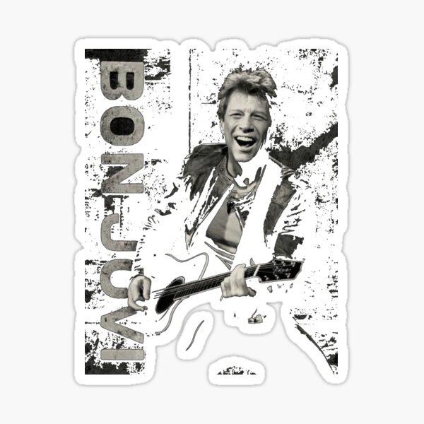 "bon jovi essential" Sticker by Kristo57 | Redbubble