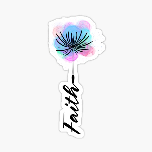 " Faith" Sticker by SherydaStory | Redbubble