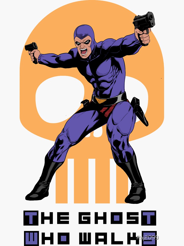 "The Phantom" Sticker for Sale by Raj2099 | Redbubble