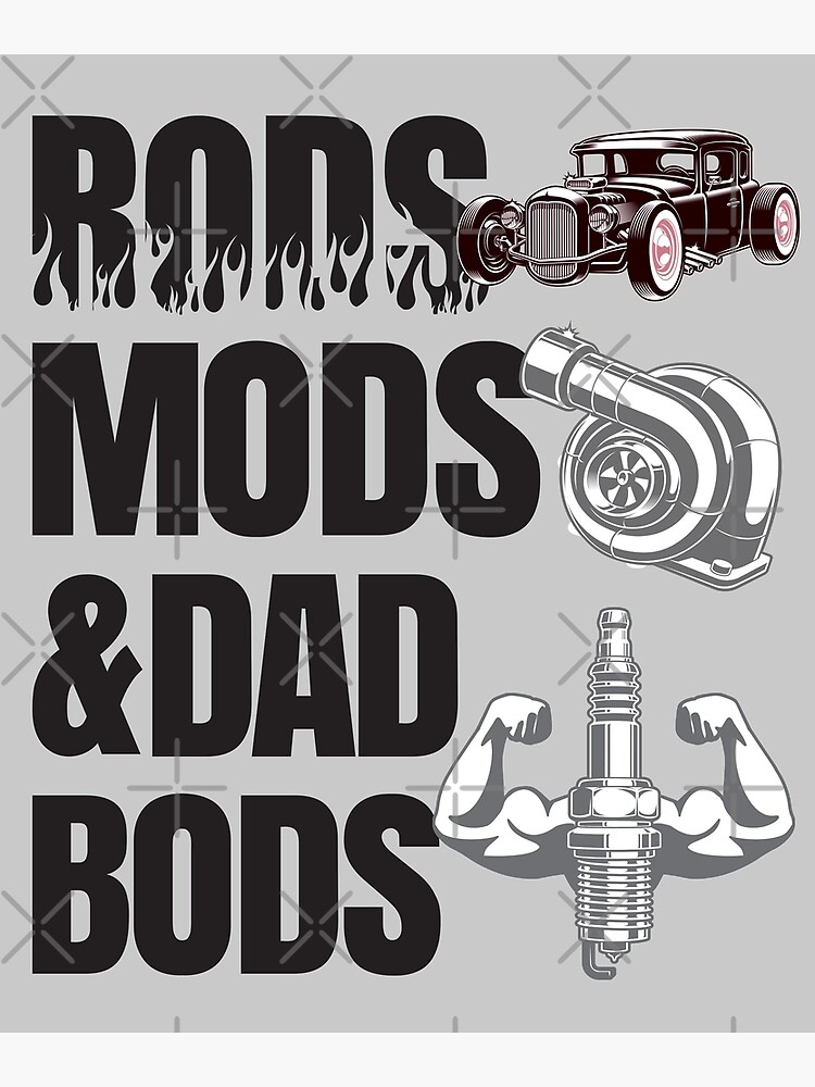 Impression photo « Rods Mods & Dad Bods Fabricant de mécaniciens de hot ...