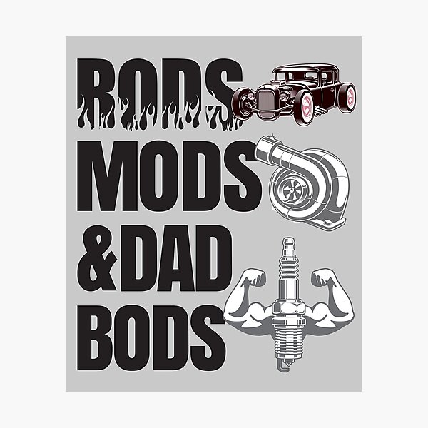 Impression photo « Rods Mods & Dad Bods Fabricant de mécaniciens de hot ...