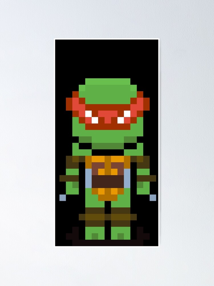"Retro Pixel Art Style Raphael" Poster for Sale by fallinfrog | Redbubble